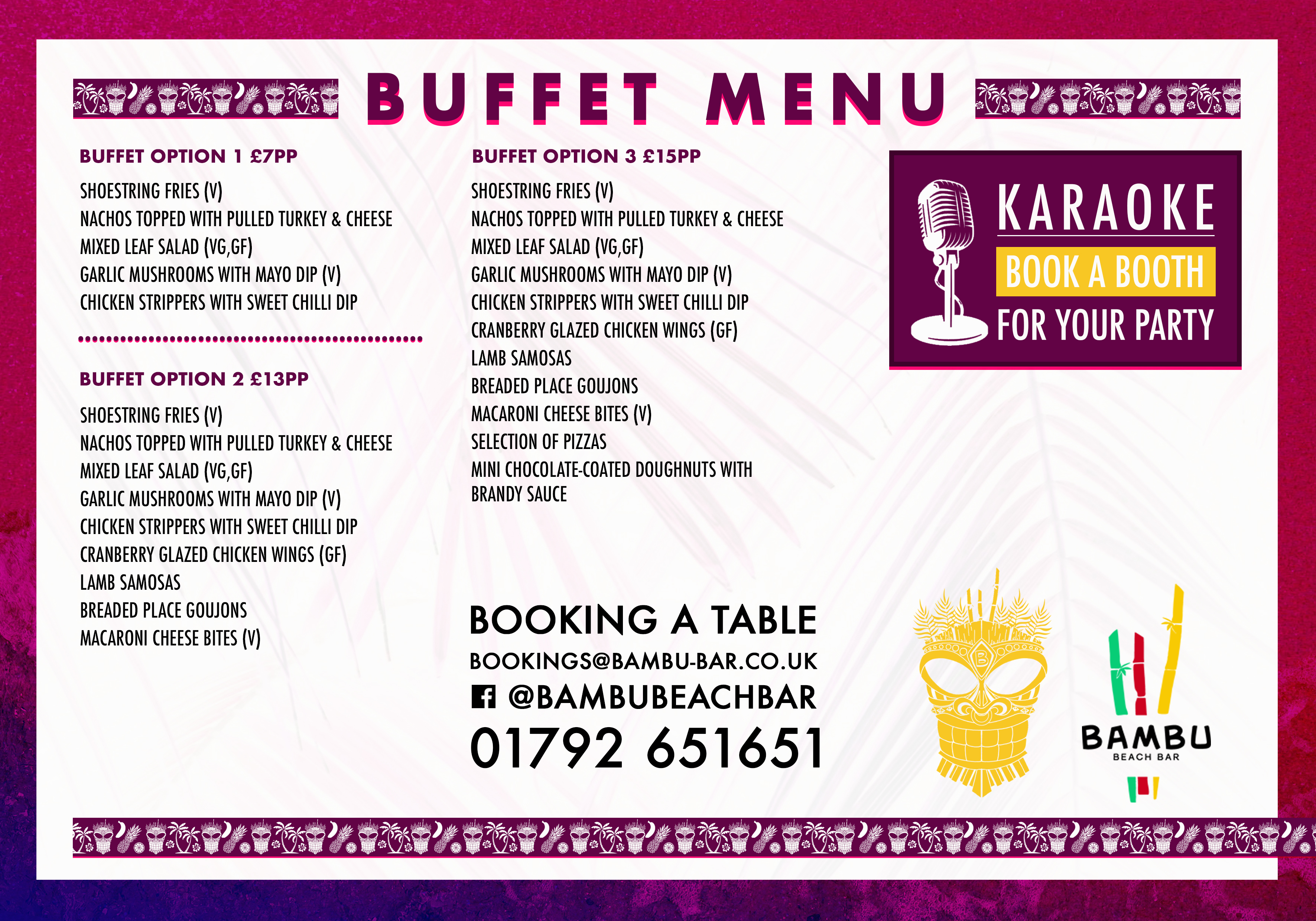 The Ultimate Party Venue | Book Your Party at Bambu Beach Bar